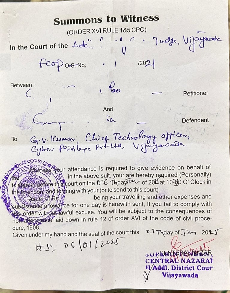 Electronic Evidence Certificate Under BSA 63(4)(c) | 65b electronic ...