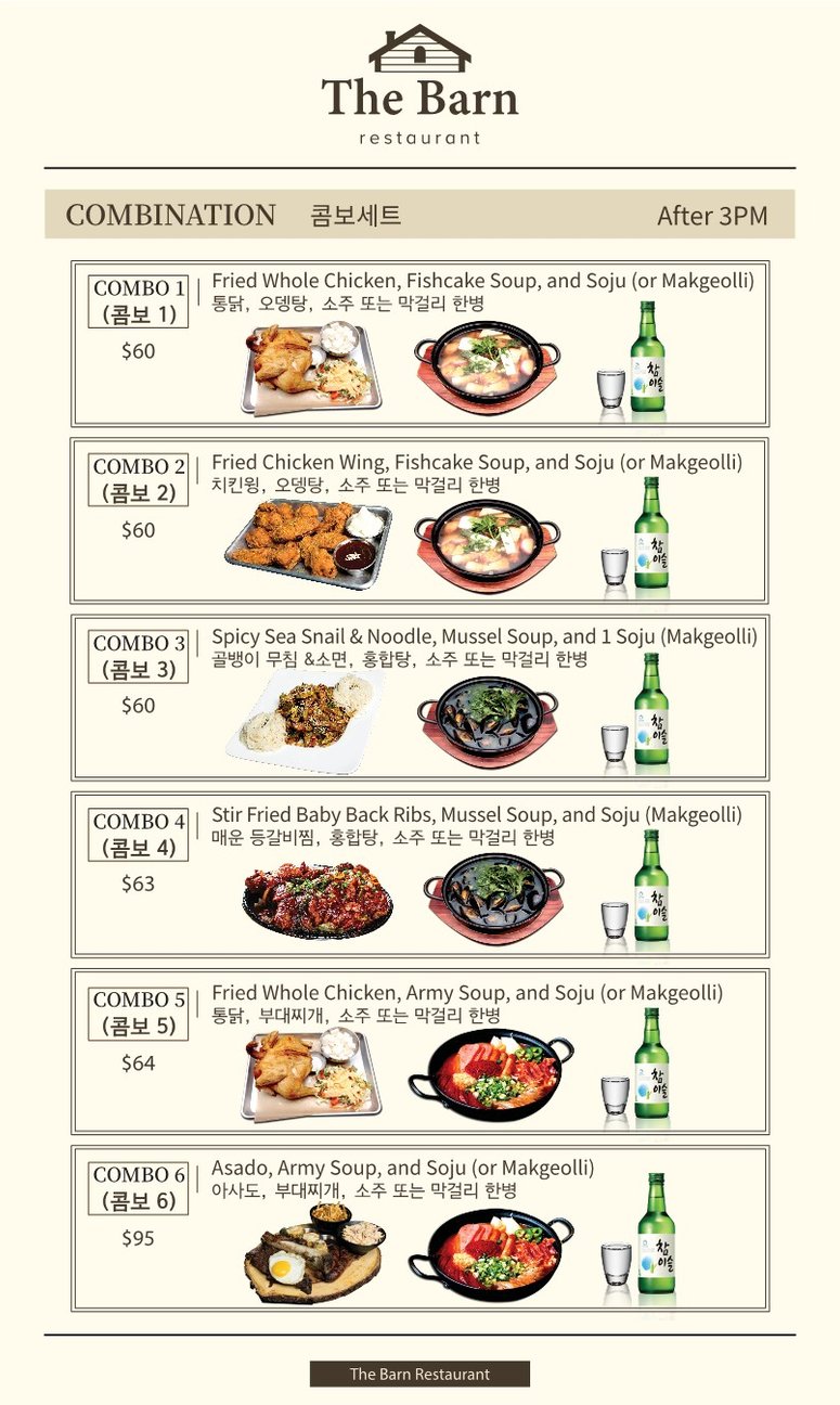 Discover Korean Fusion Delights at Cafe The Barn Menu | Cafe The Barn