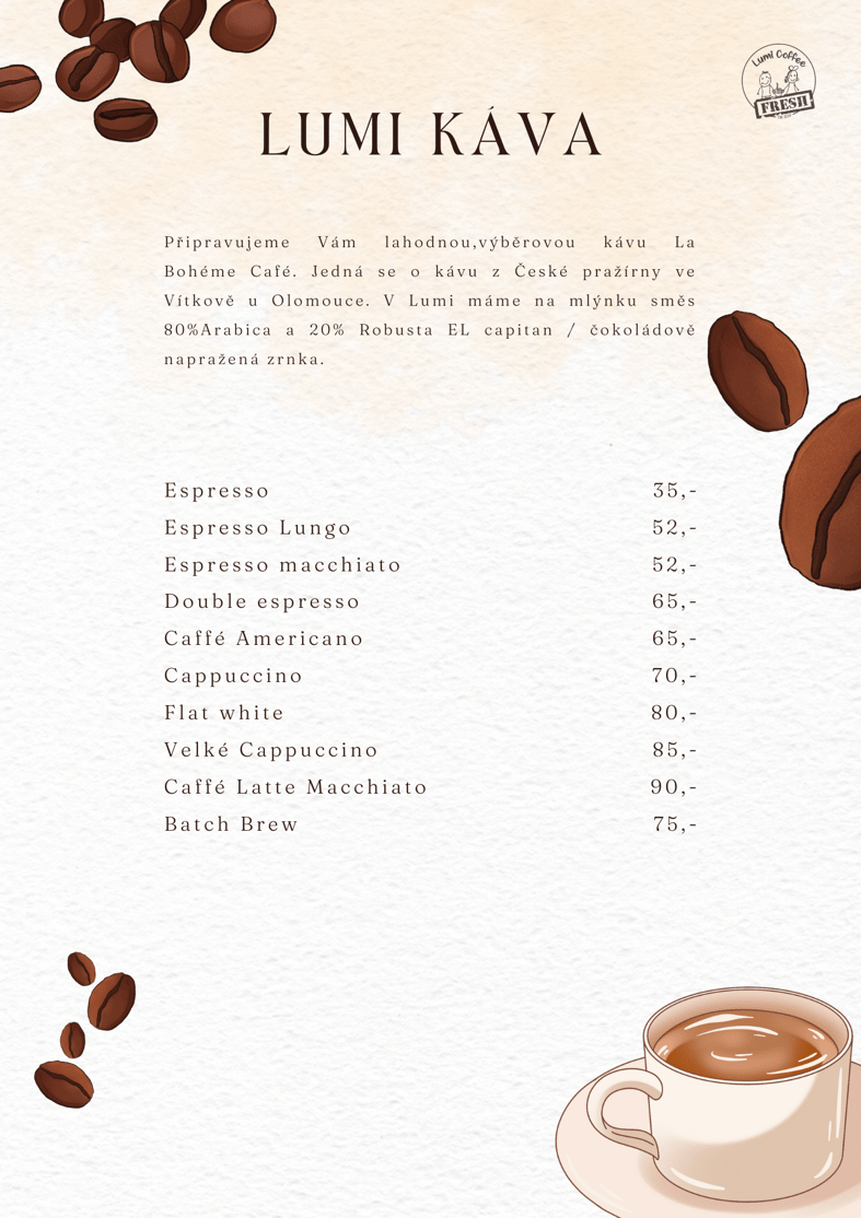 Lumi Coffee | Menu