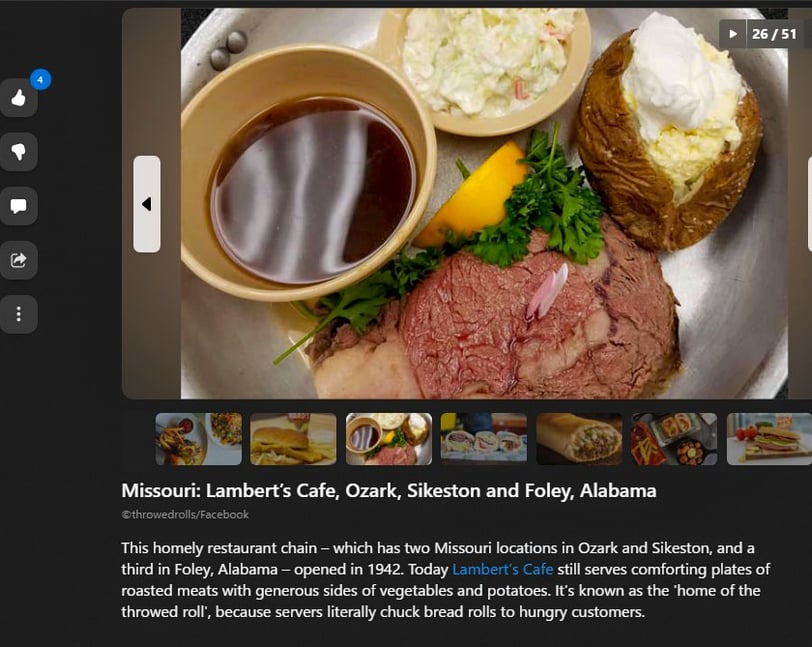 Lambert's Cafe - Home of Throwed Rolls | Lambert's Cafe Sikeston, J.T ...