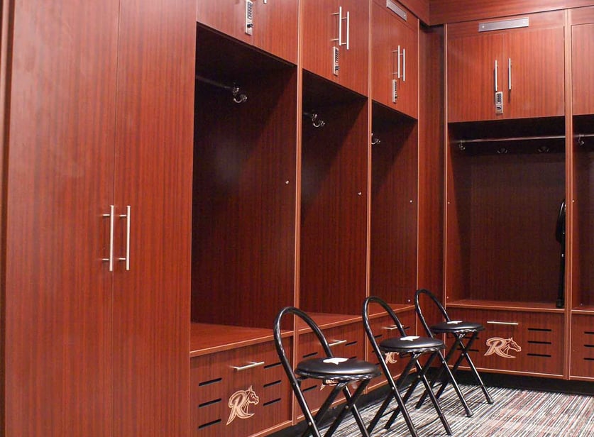 Custom Athletic Wood Lockers for Sports Teams | High School, Collegiate ...