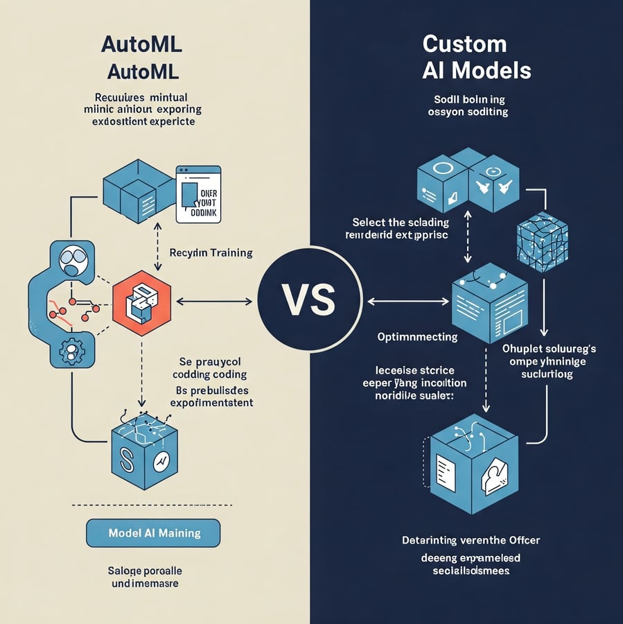AutoML vs. Custom AI Models: Which is Better in 2025? | Foretech