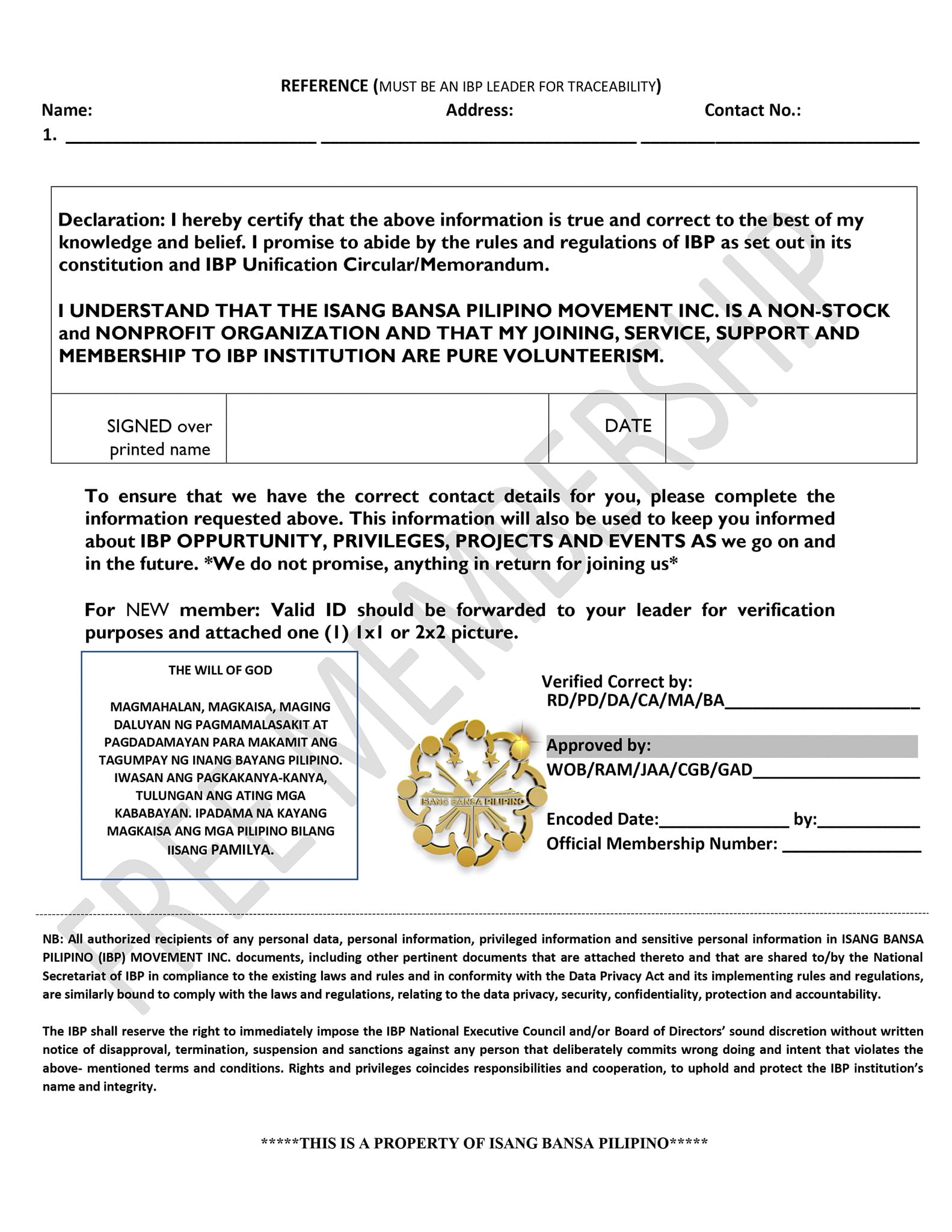 Events under IBP Management | Isang Bansa Pilipino